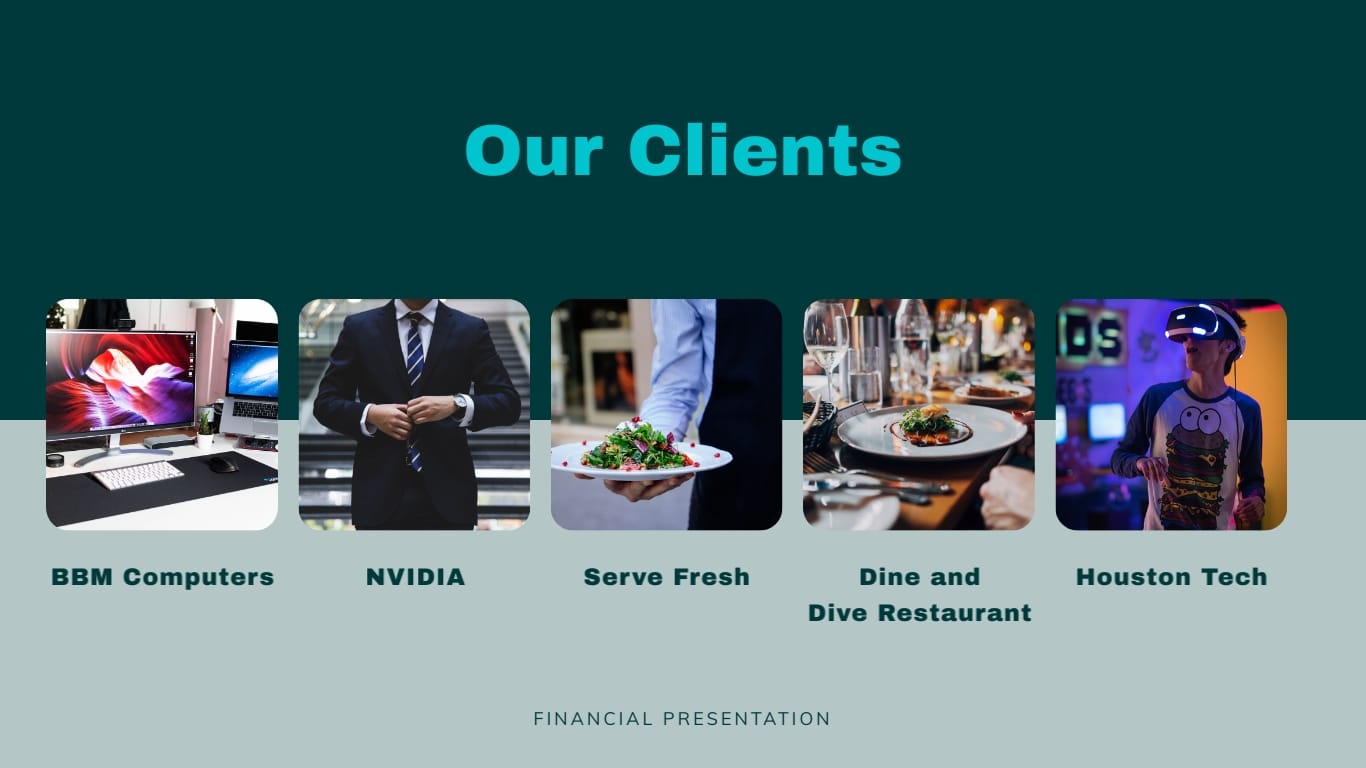 Financial Services Agency Presentation Template | Visme