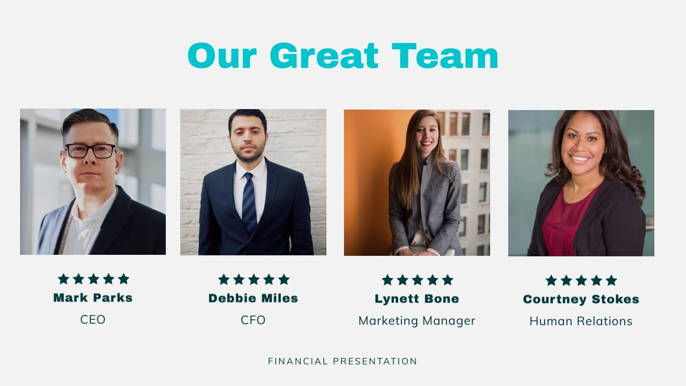 Financial Services Agency Presentation Template | Visme