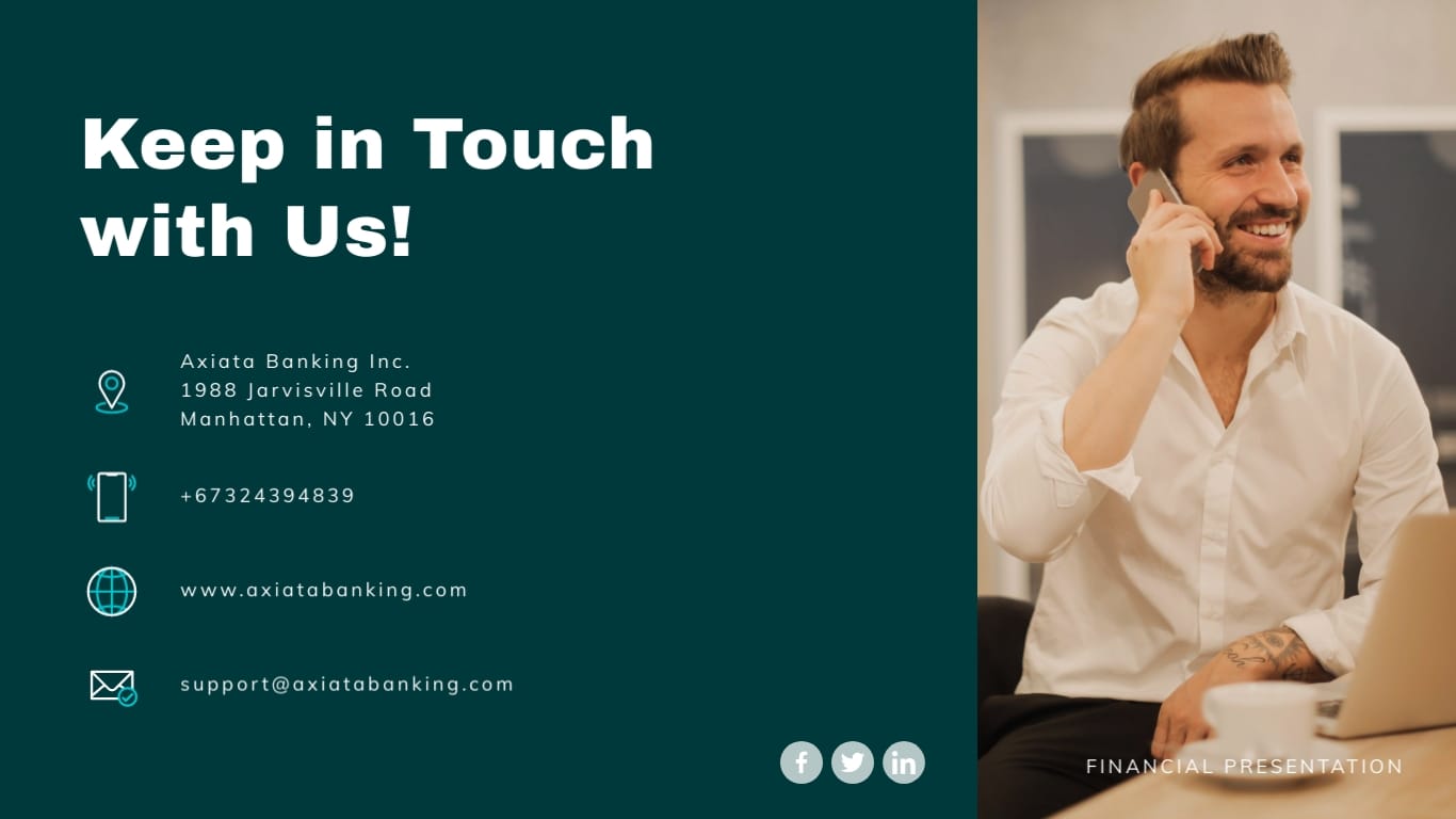 Financial Services Agency Presentation Template | Visme