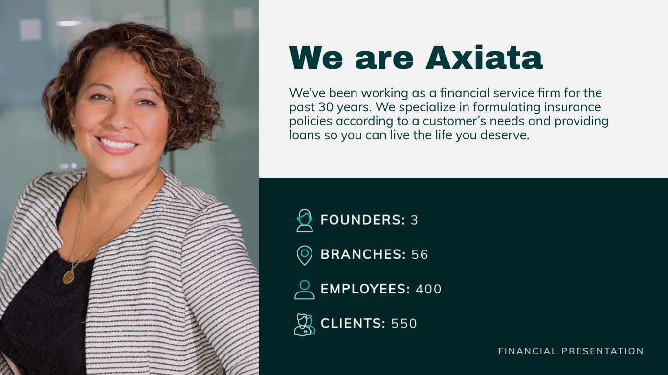 Financial Services Agency Presentation Template | Visme