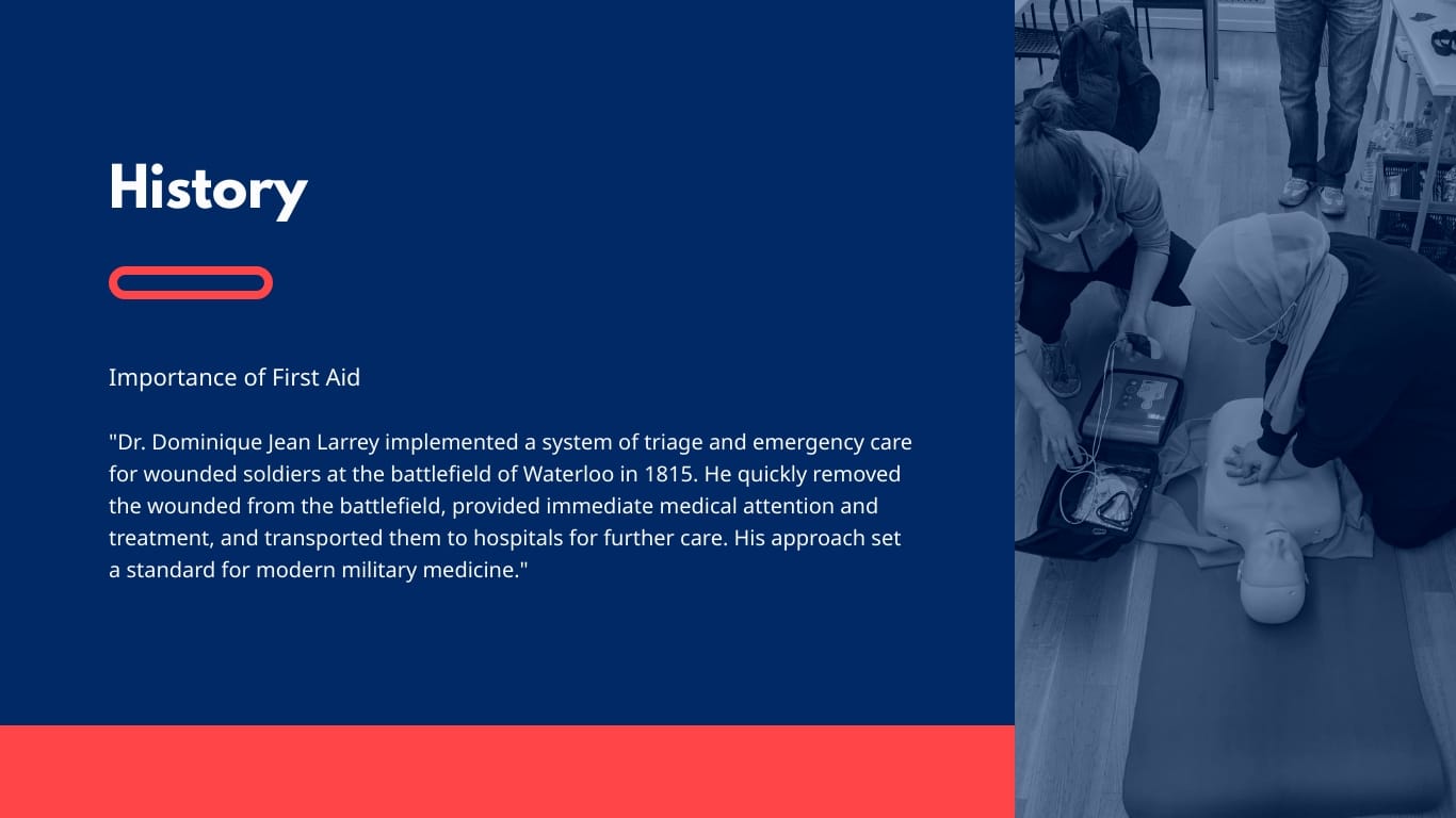 First Aid 101 Training Course Template | Visme