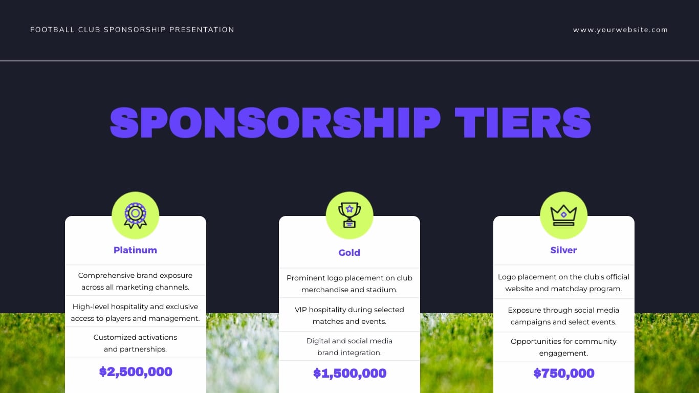 Football Club Sponsorship Presentation Template | Visme