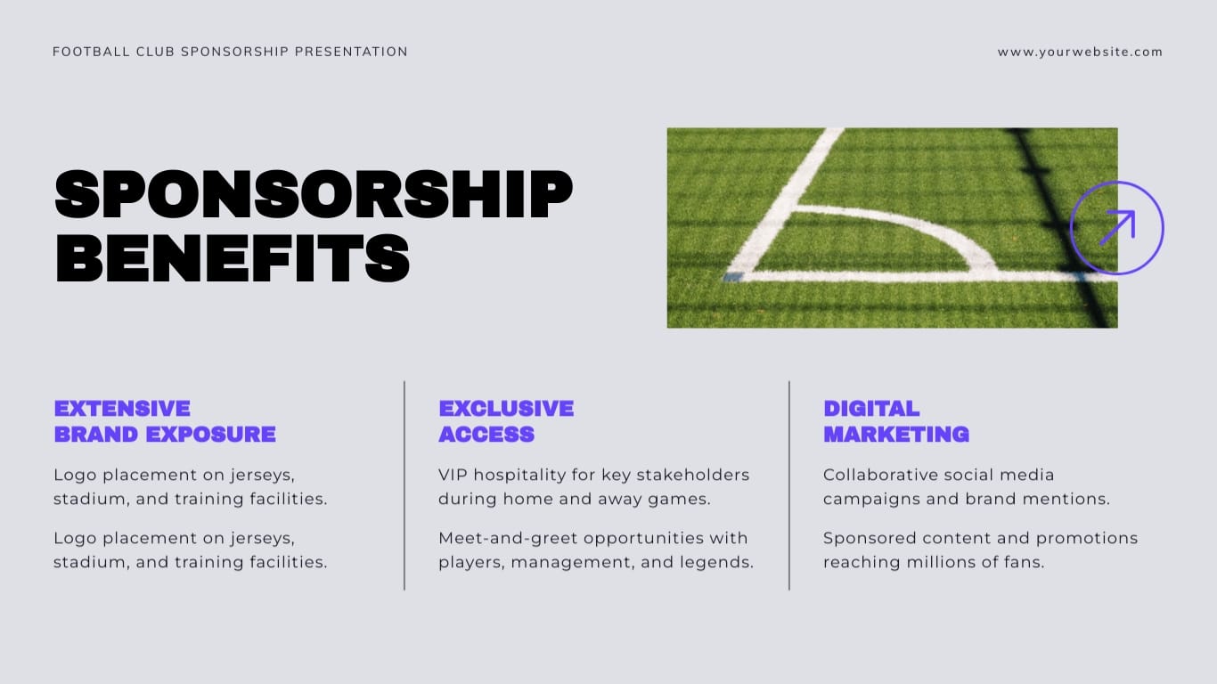 Football Club Sponsorship Presentation Template | Visme