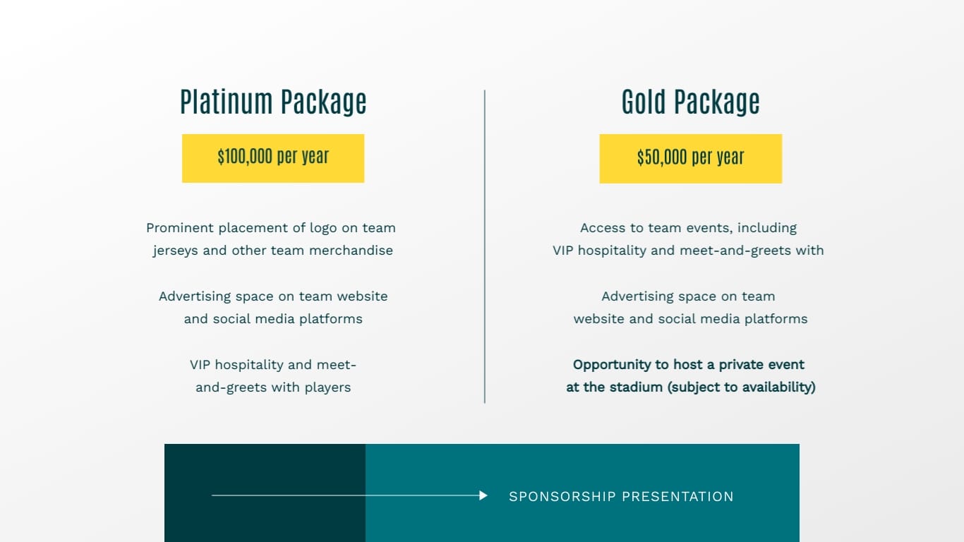 15 Strategic Sports Sponsorship Deck Templates to Help You Land Sponsors