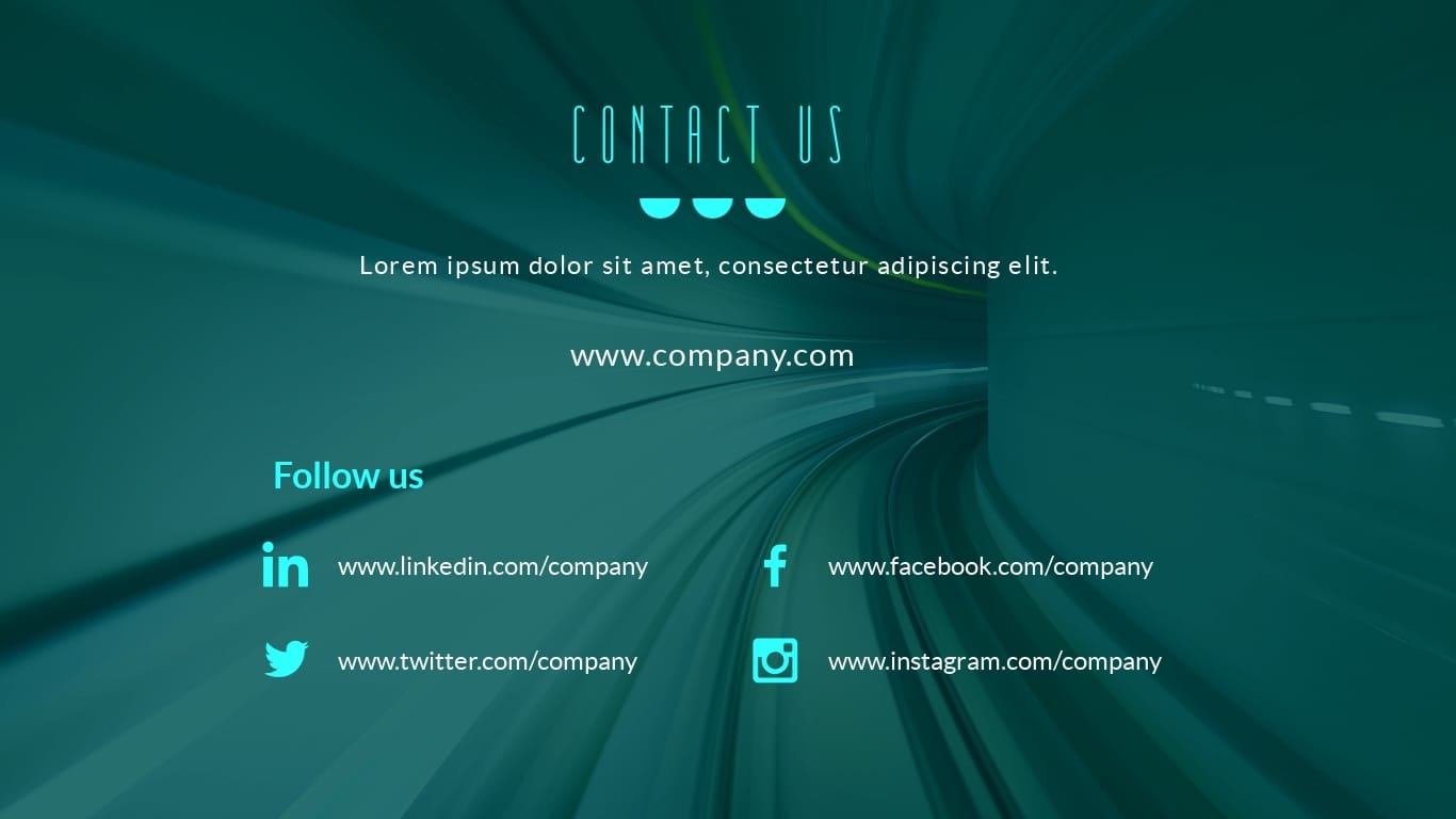 Futuristic Presentation Template Visme