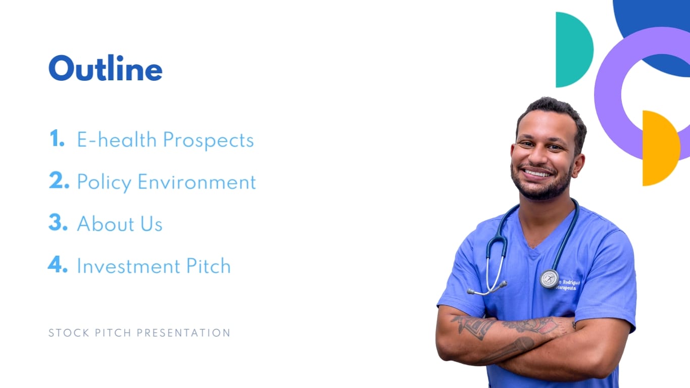 Health Stock Pitch Presentation Template | Visme