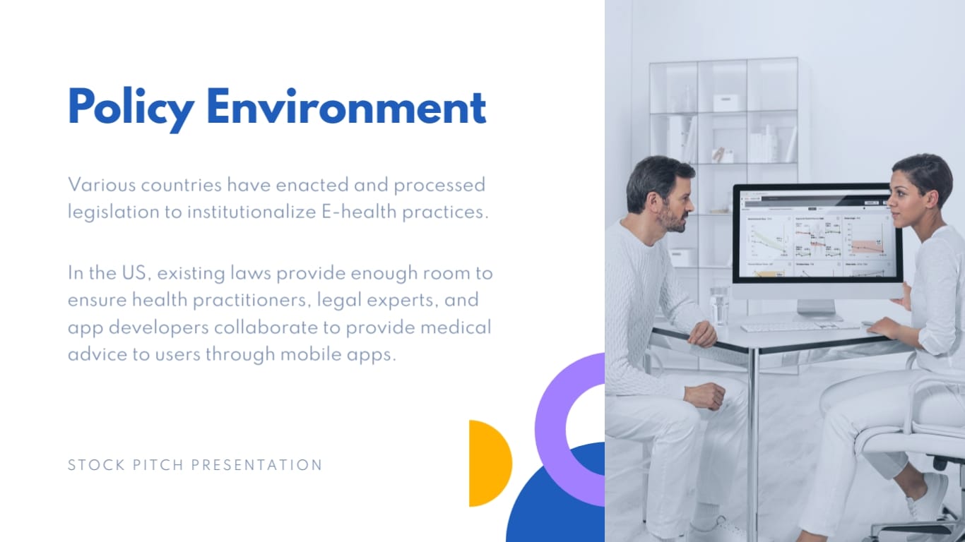 Health Stock Pitch Presentation Template | Visme