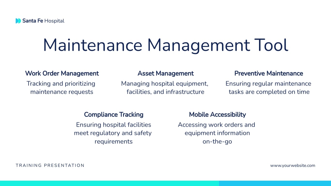 Hospital Management System Training Course Template | Visme