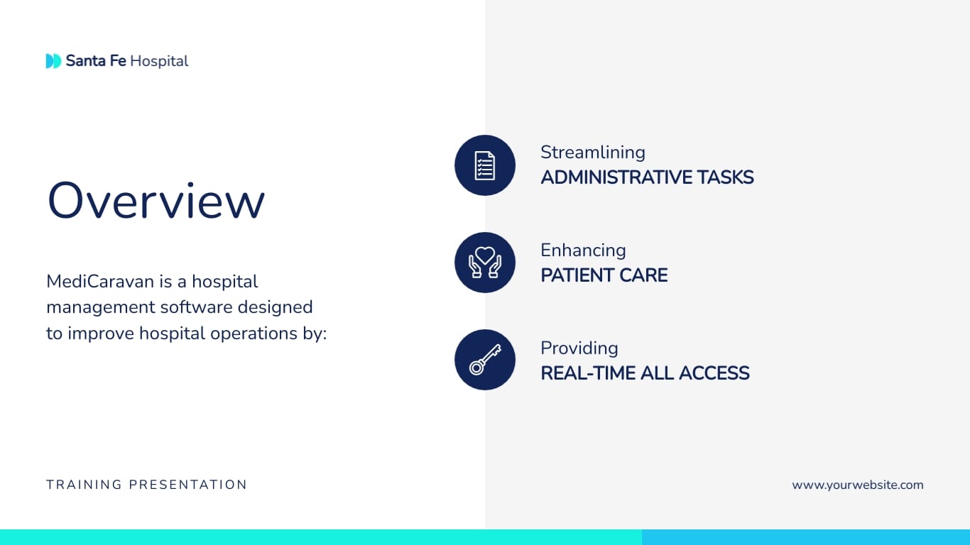 Hospital Management System Training Course Template | Visme