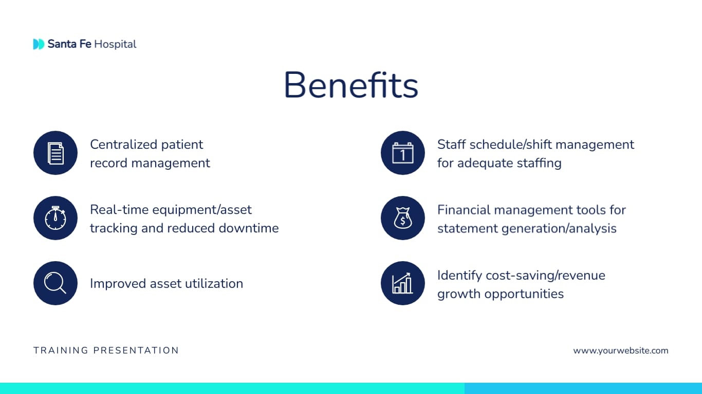 Hospital Management System Training Course Template | Visme