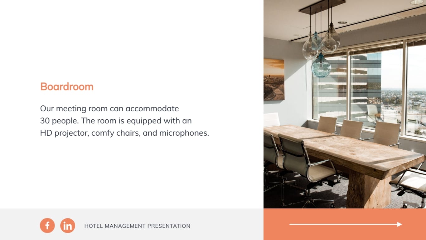 Hotel Event Management Presentation Template | Visme