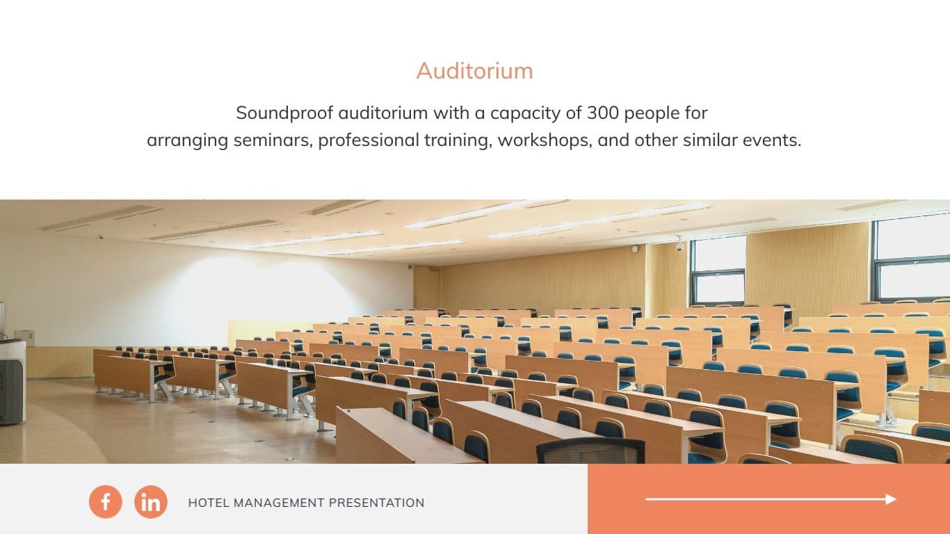 Hotel Event Management Presentation Template | Visme