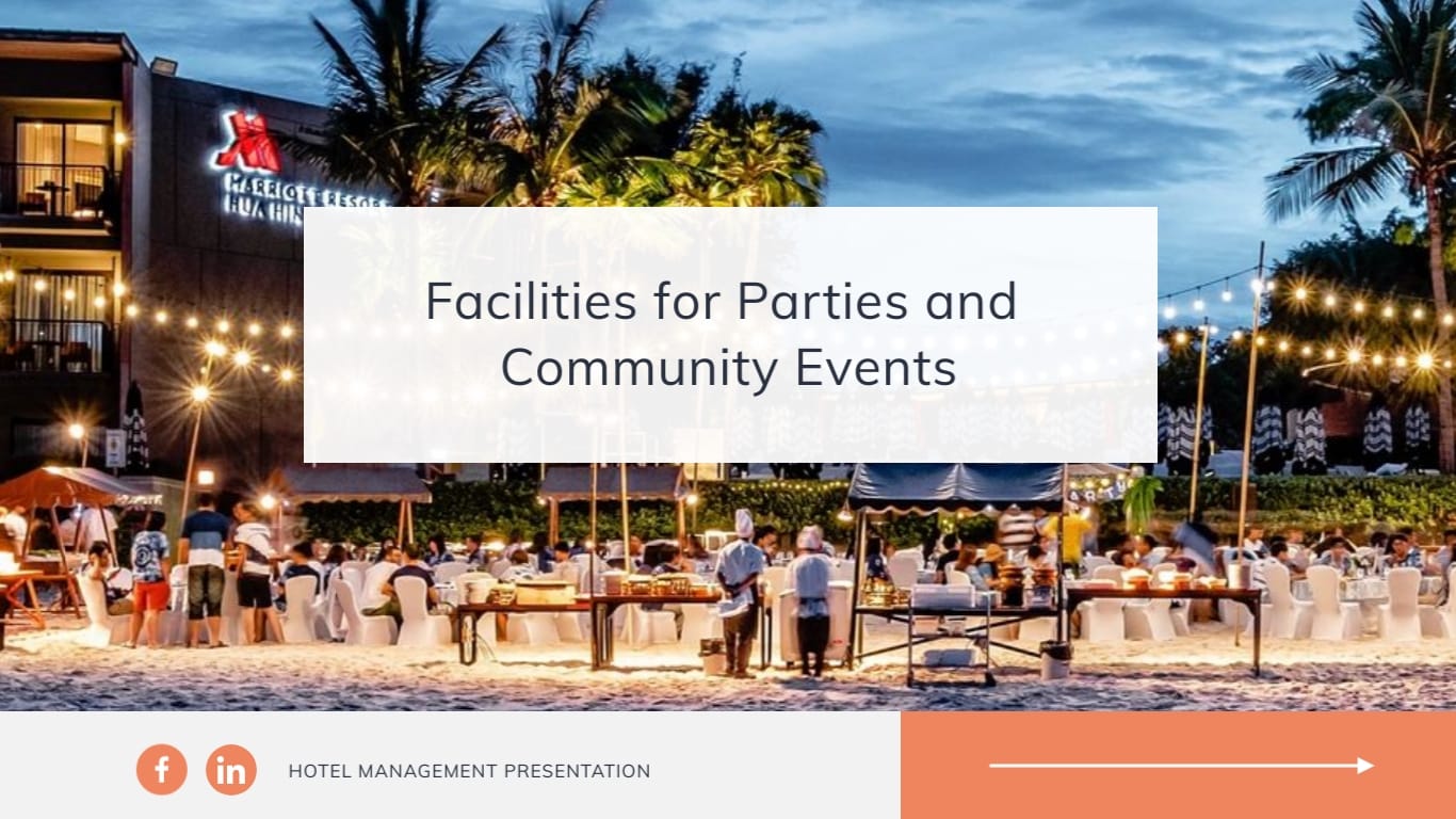Hotel Event Management Presentation Template | Visme