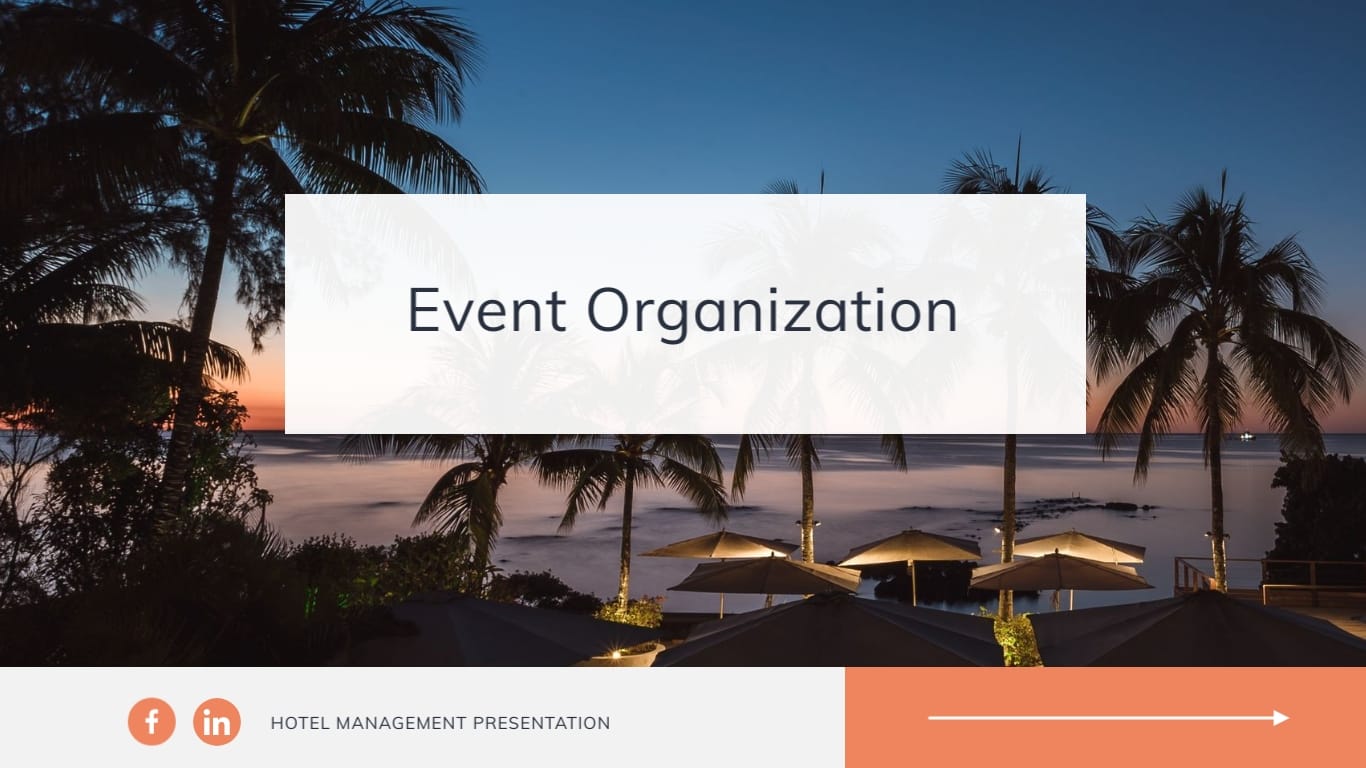 Hotel Event Management Presentation Template | Visme