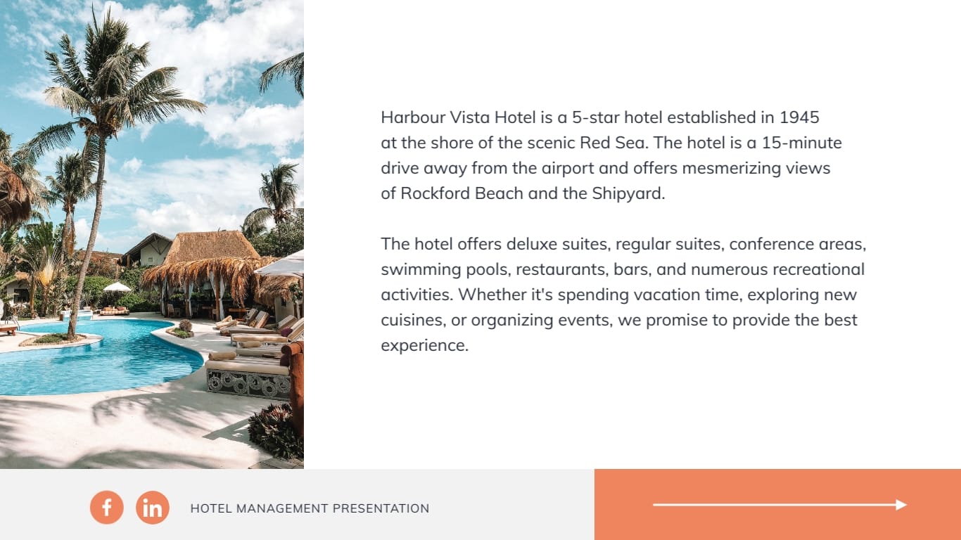 Hotel Event Management Presentation Template | Visme