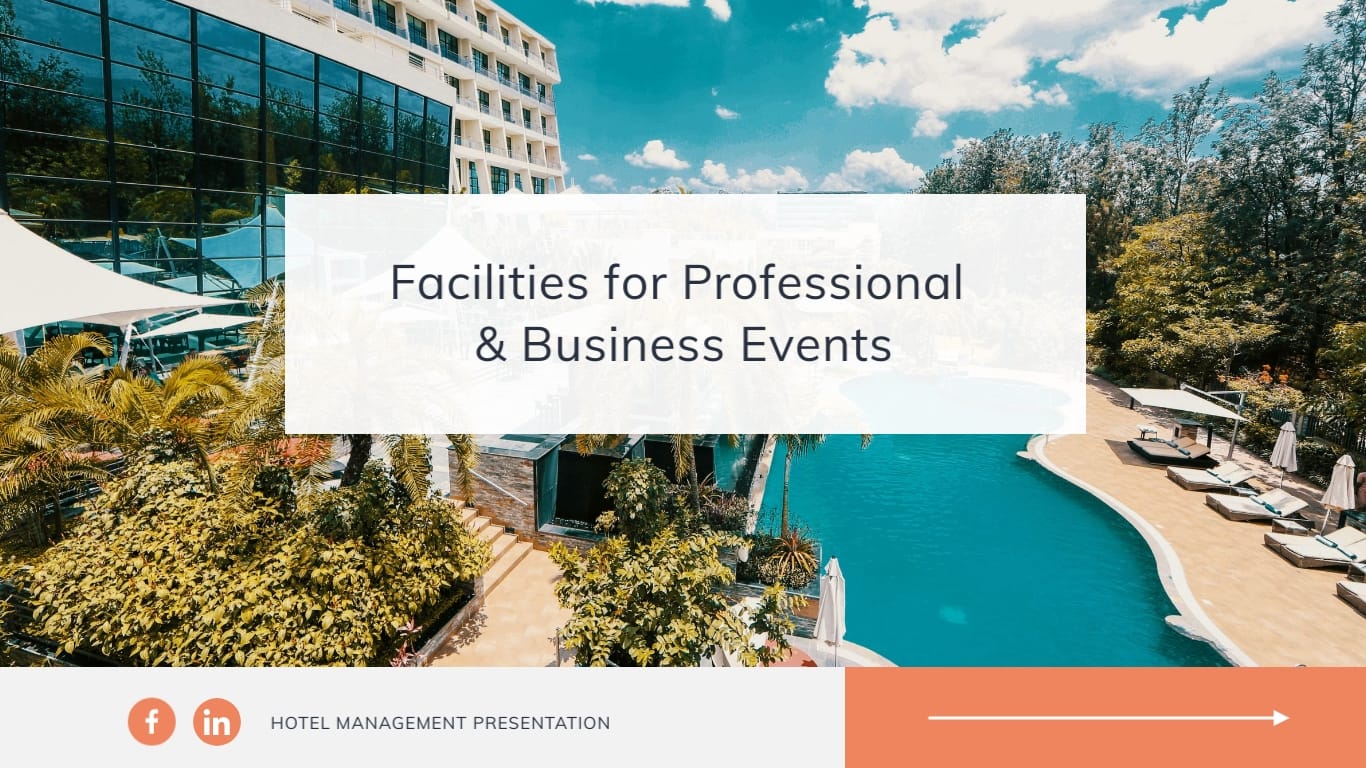 Hotel Event Management Presentation Template | Visme