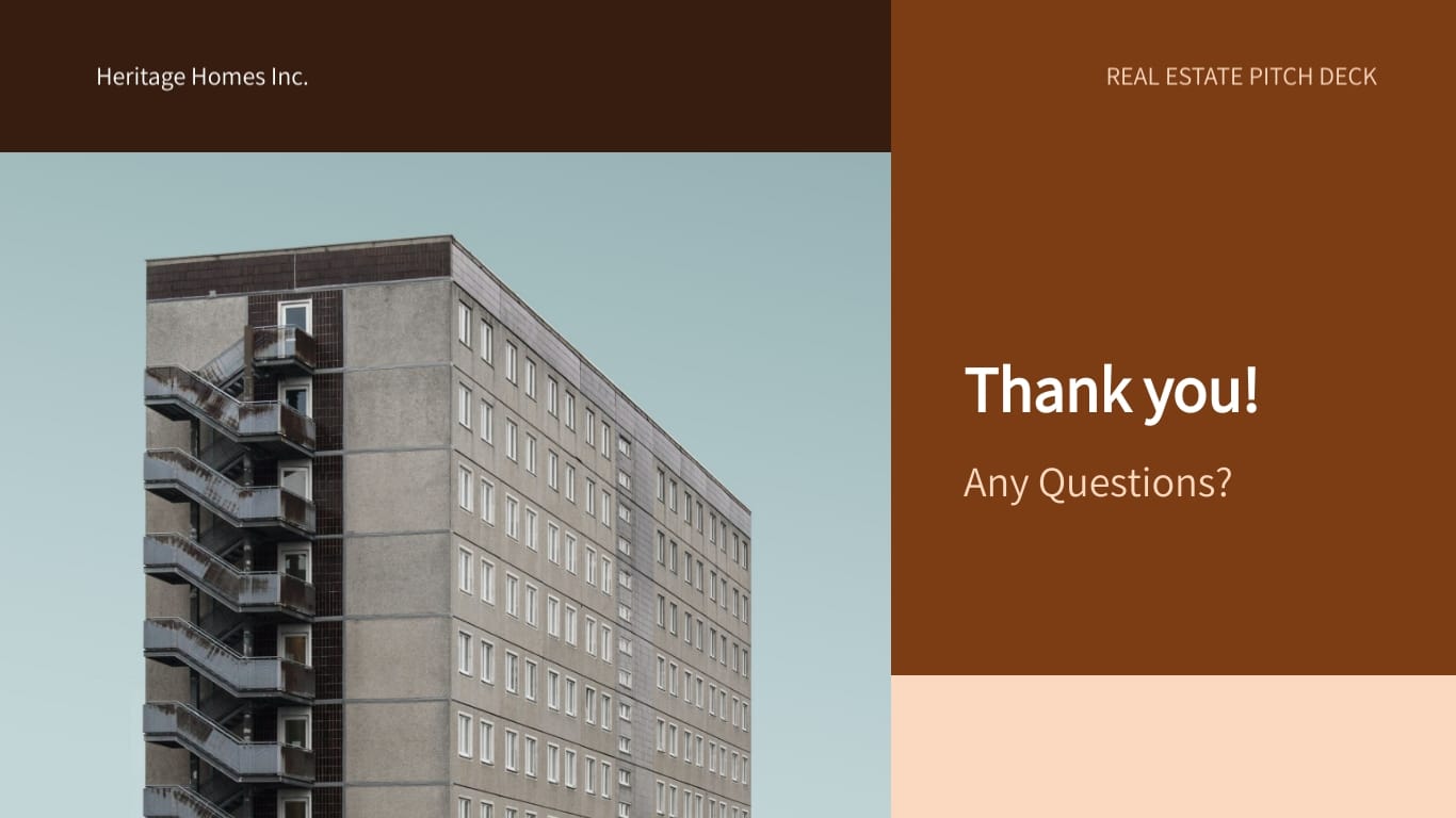 Housing Pitch Deck Template | Visme