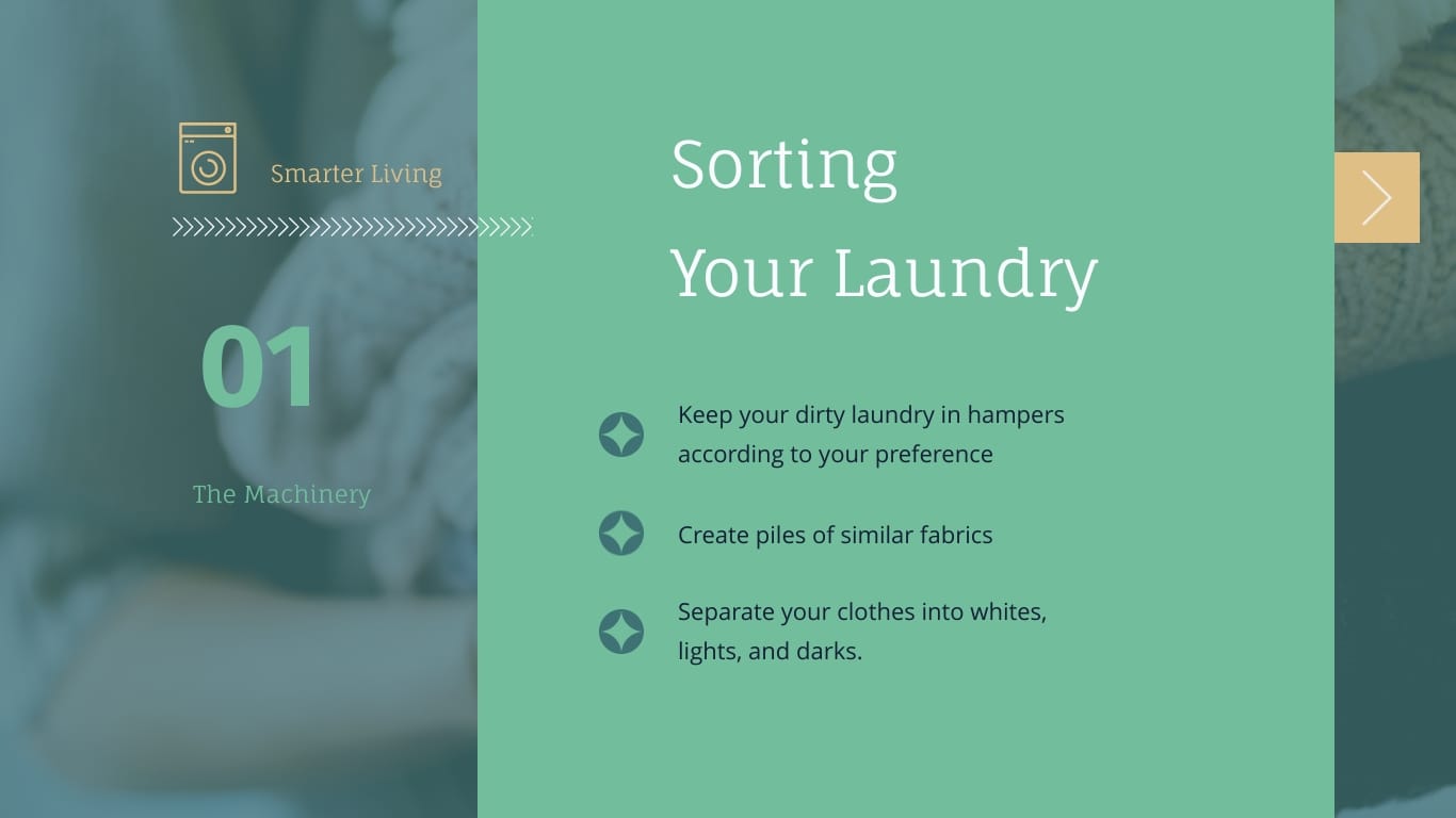 How to do Laundry Presentation Template | Visme
