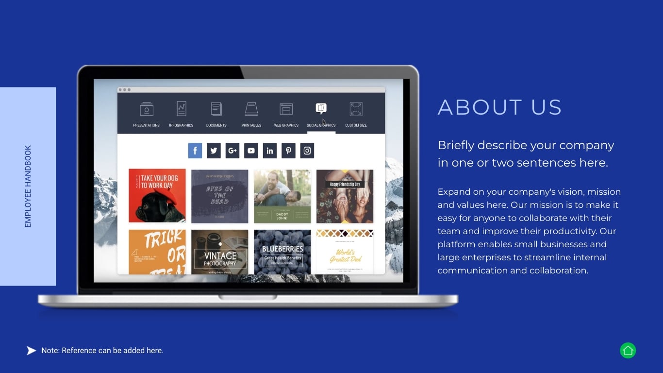 Interactive Employee Guide Presentation Template | Visme