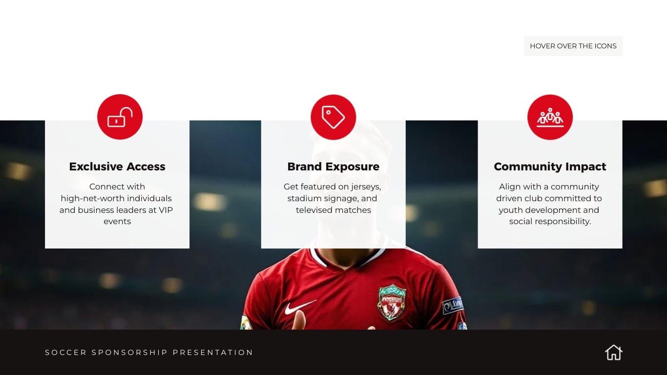 Interactive Soccer Sponsorship Presentation Template | Visme