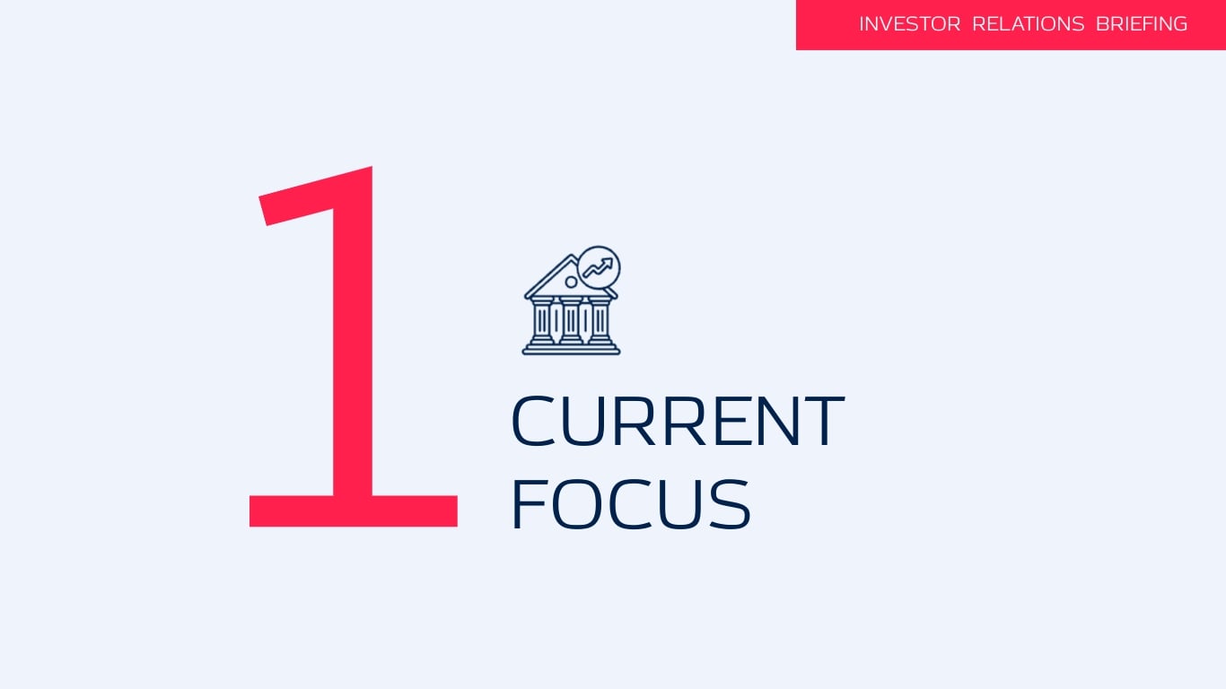 Investor Relations Briefing Template | Visme