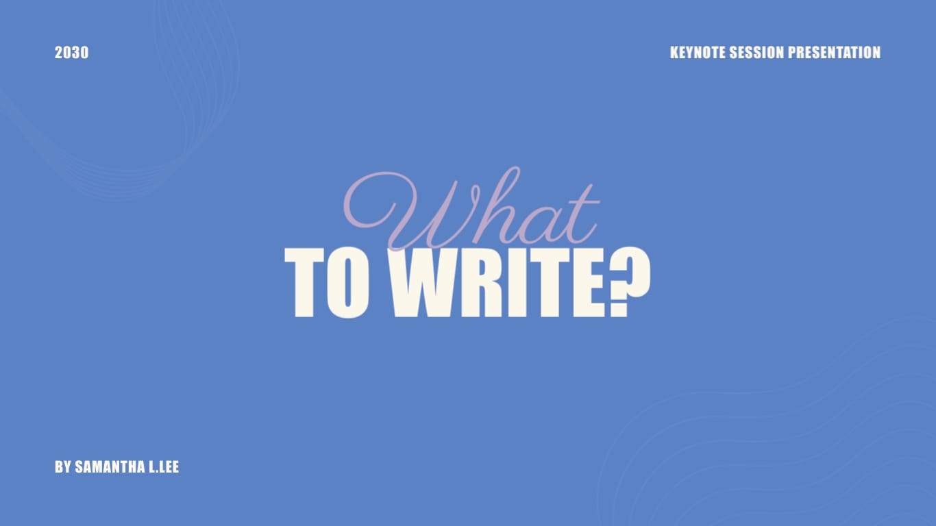 Keynote Session Presentation Template | Visme