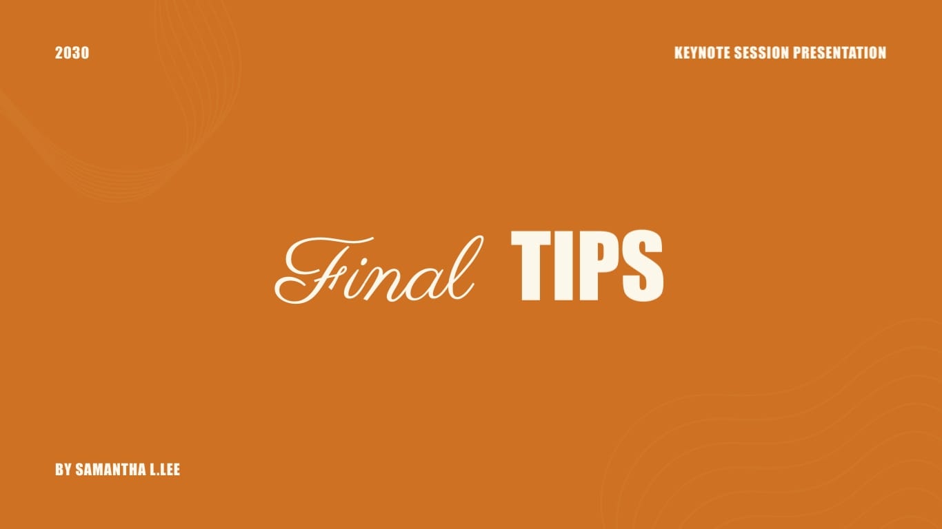 Keynote Session Presentation Template | Visme