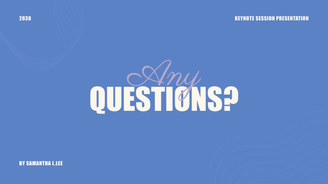 Keynote Session Presentation Template | Visme