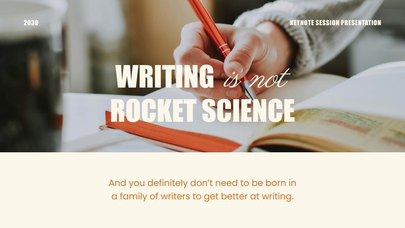 Keynote Session Presentation Template | Visme