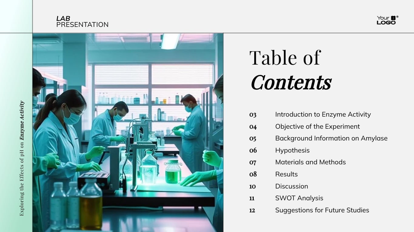 Lab Presentation Template | Visme