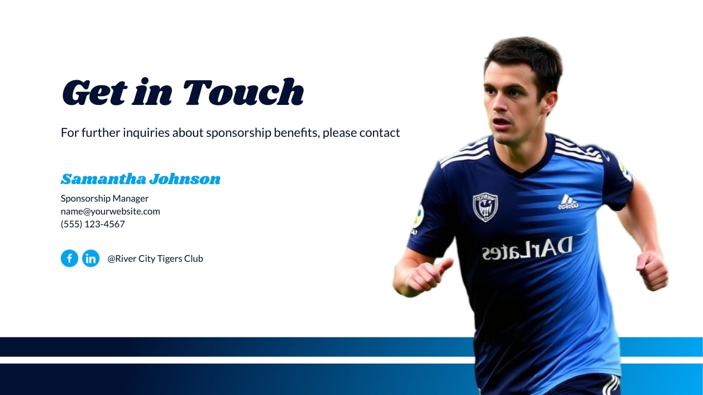 Local Sports Team Sponsorship Presentation Template | Visme