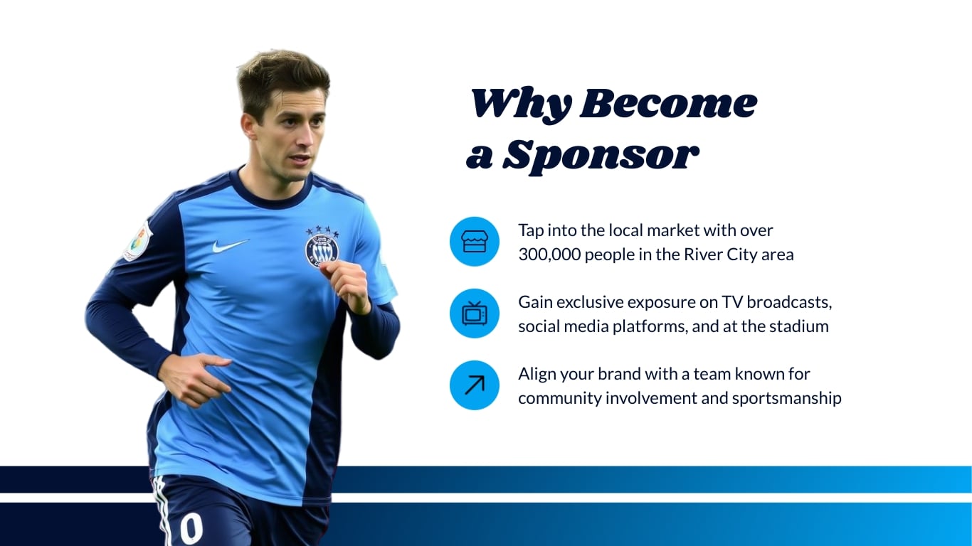 Local Sports Team Sponsorship Presentation Template | Visme