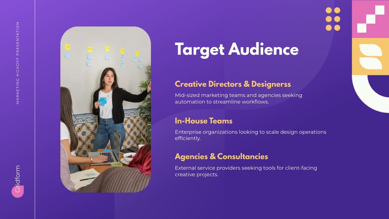 Marketing Campaign Project Kickoff Presentation Template | Visme