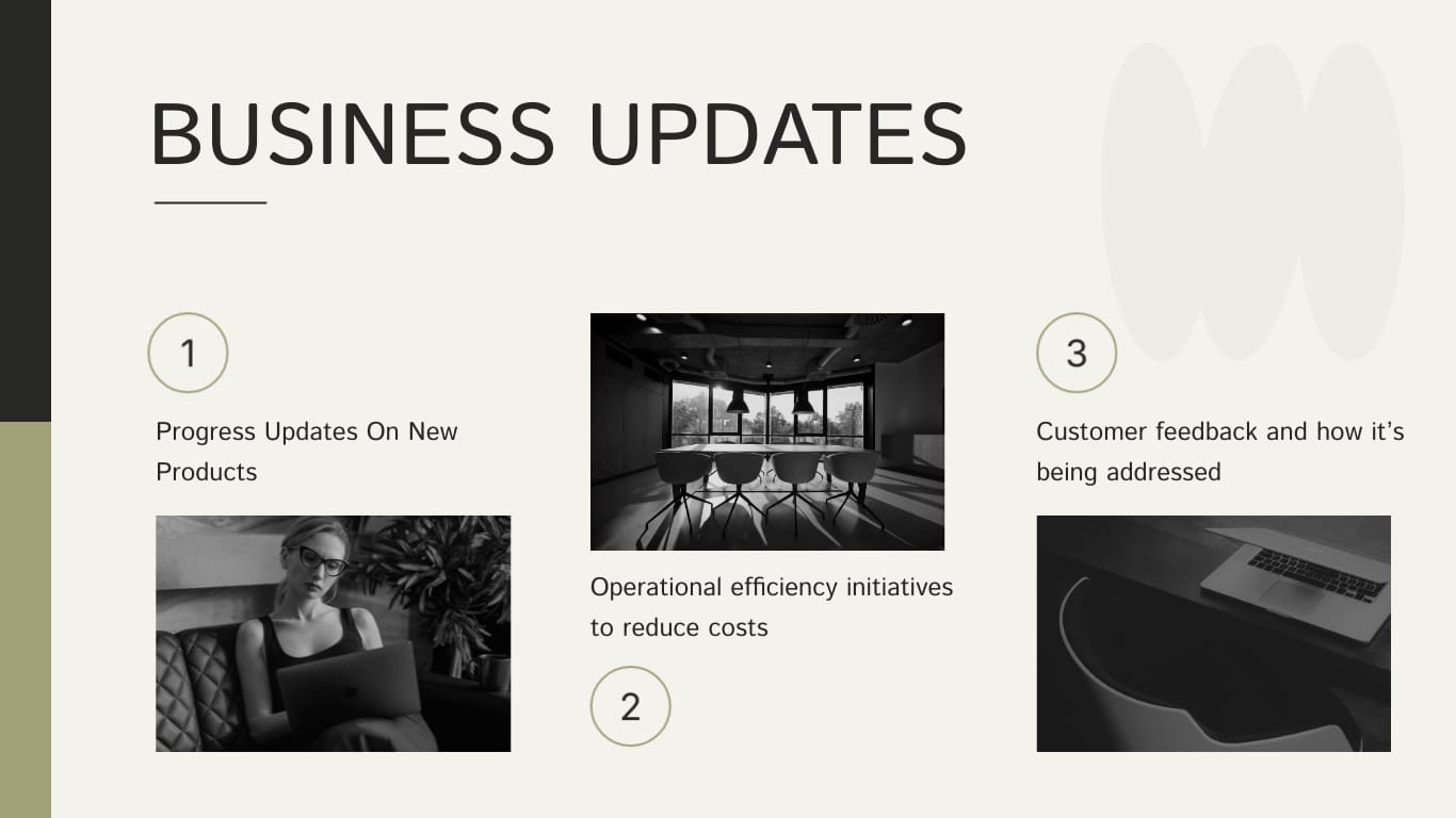 Meeting Agenda Slides Template | Visme