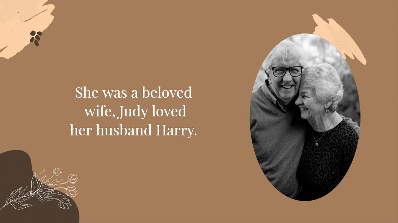 Memorial Slideshow Presentation Template | Visme