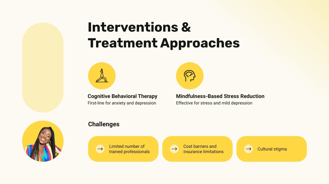 Mental Health Doctor Slides Theme Template | Visme