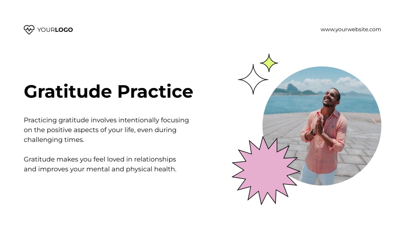 Mental Well Being Improvement Training Course Template | Visme