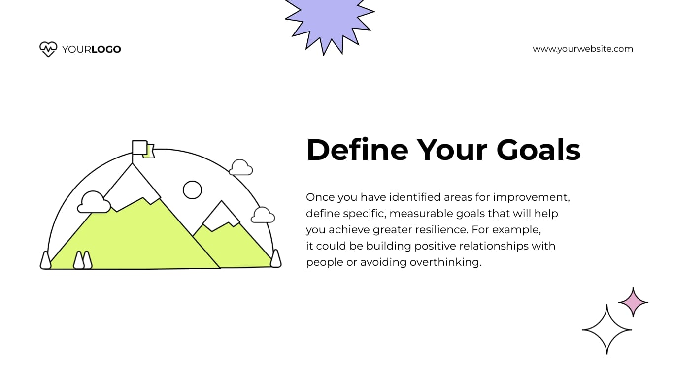 Mental Well Being Improvement Training Course Template | Visme