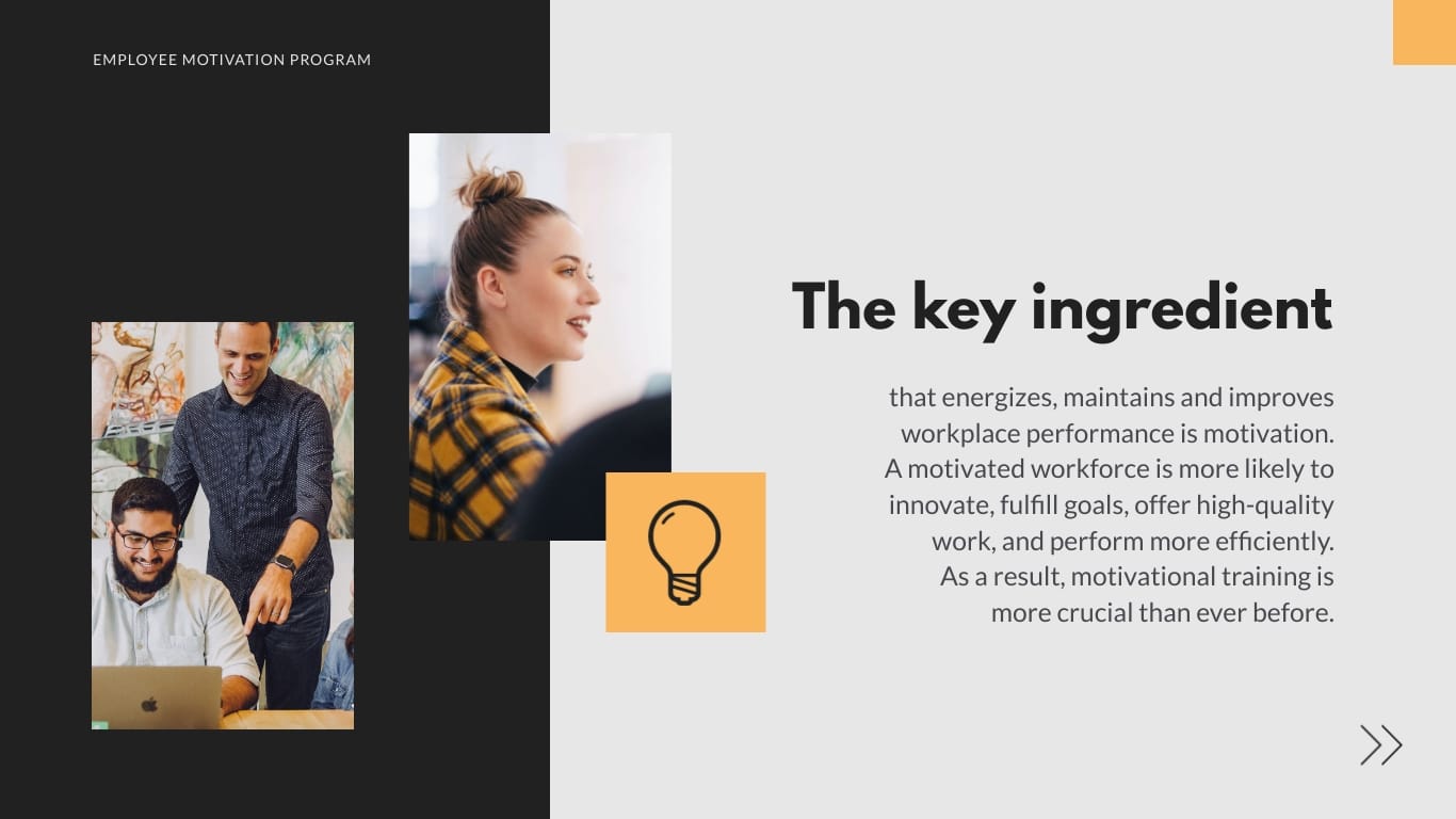 Motivation Presentation Template | Visme