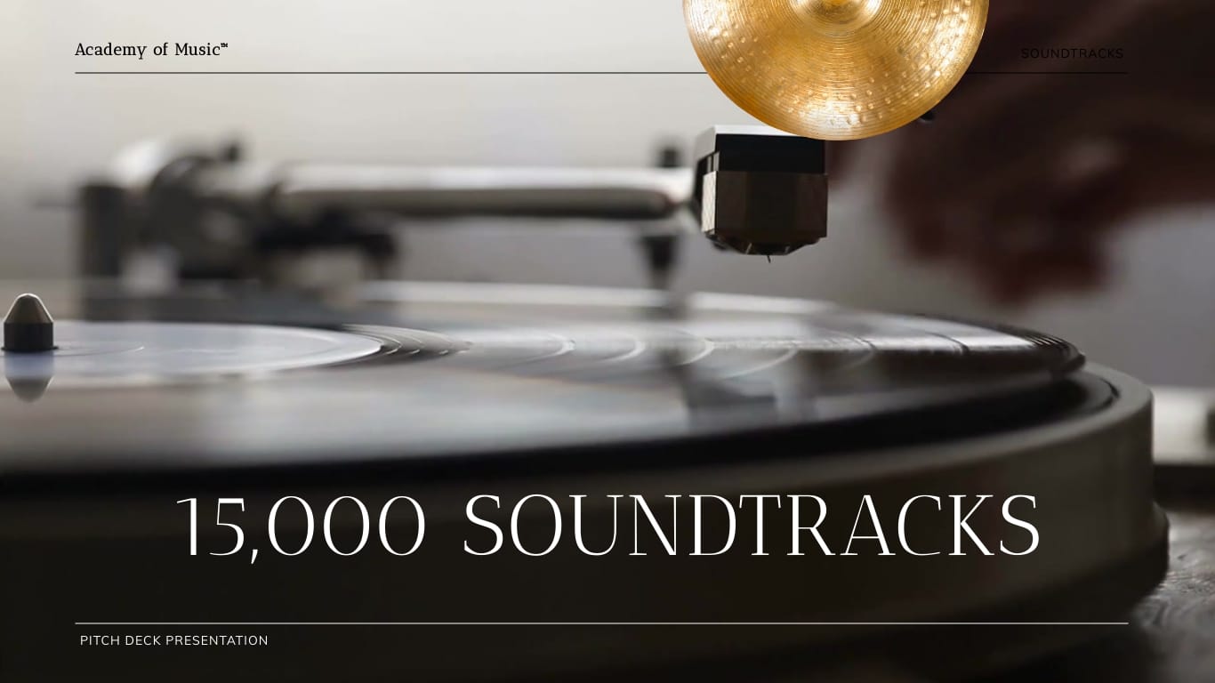 Music App Pitch Deck Template | Visme