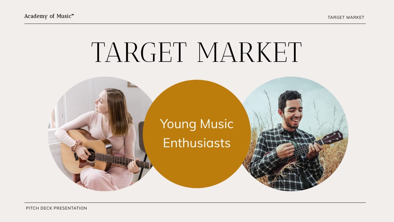 Music App Pitch Deck Template | Visme