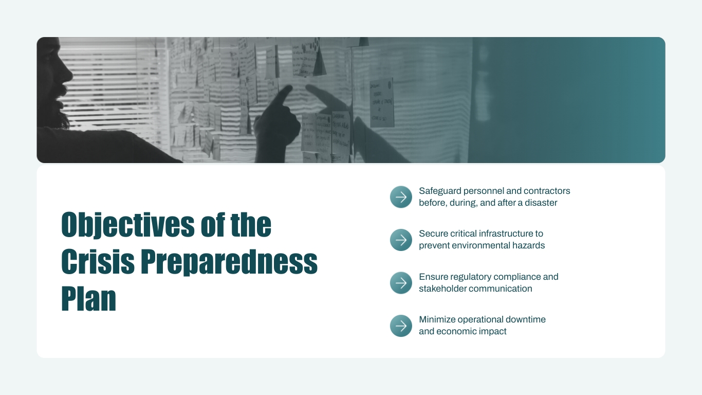 Natural Disaster Crisis Management Plan Presentation Template | Visme