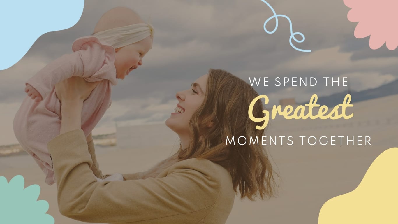 New Baby Slideshow Presentation Template | Visme
