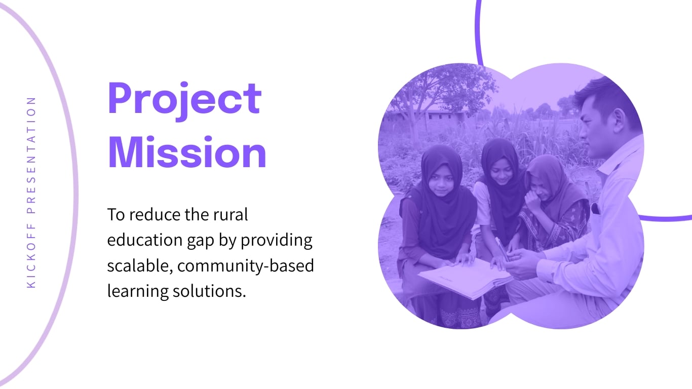 Nonprofit Project Kickoff Presentation Template | Visme