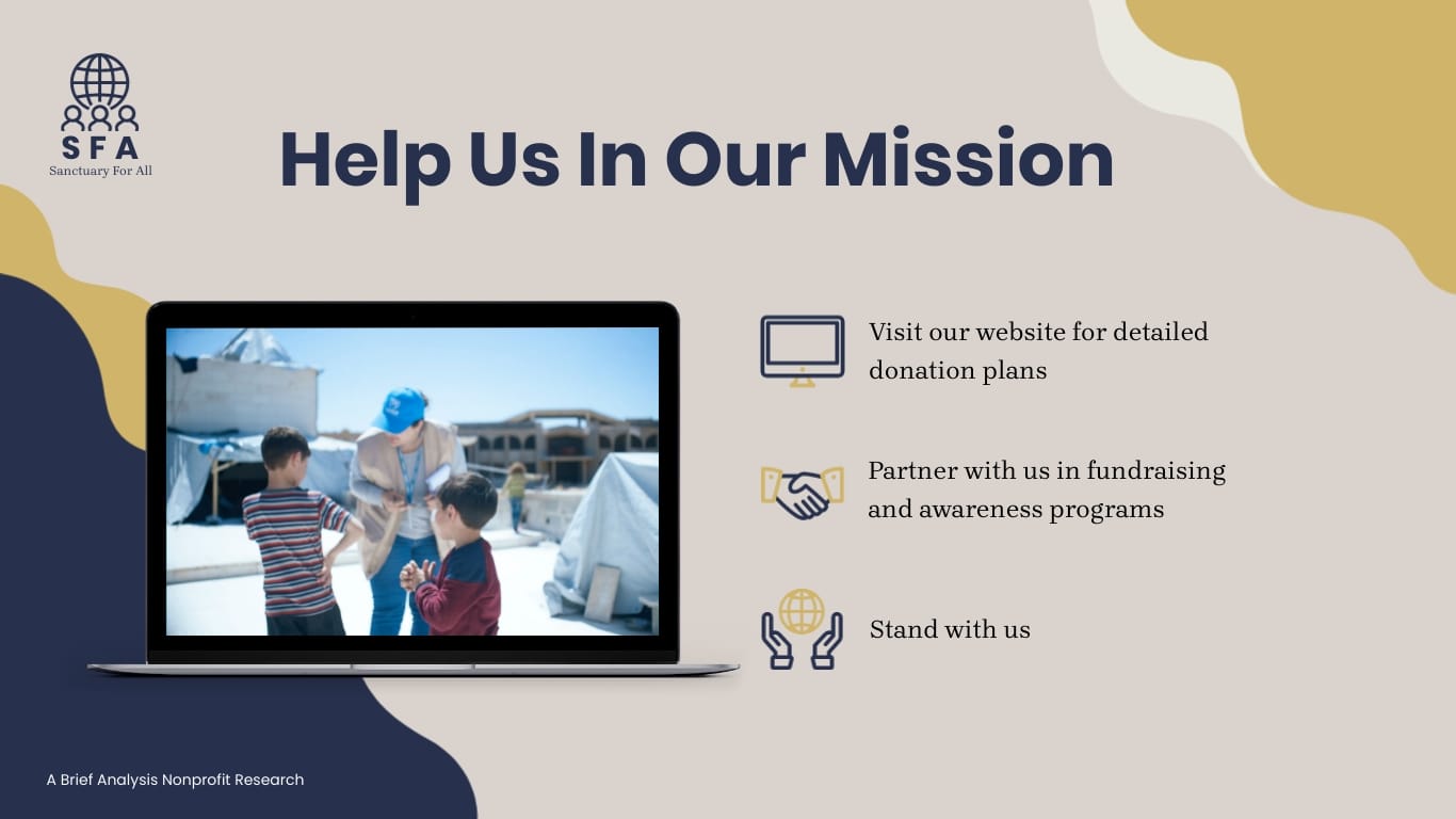 Nonprofit Research Presentation Template | Visme