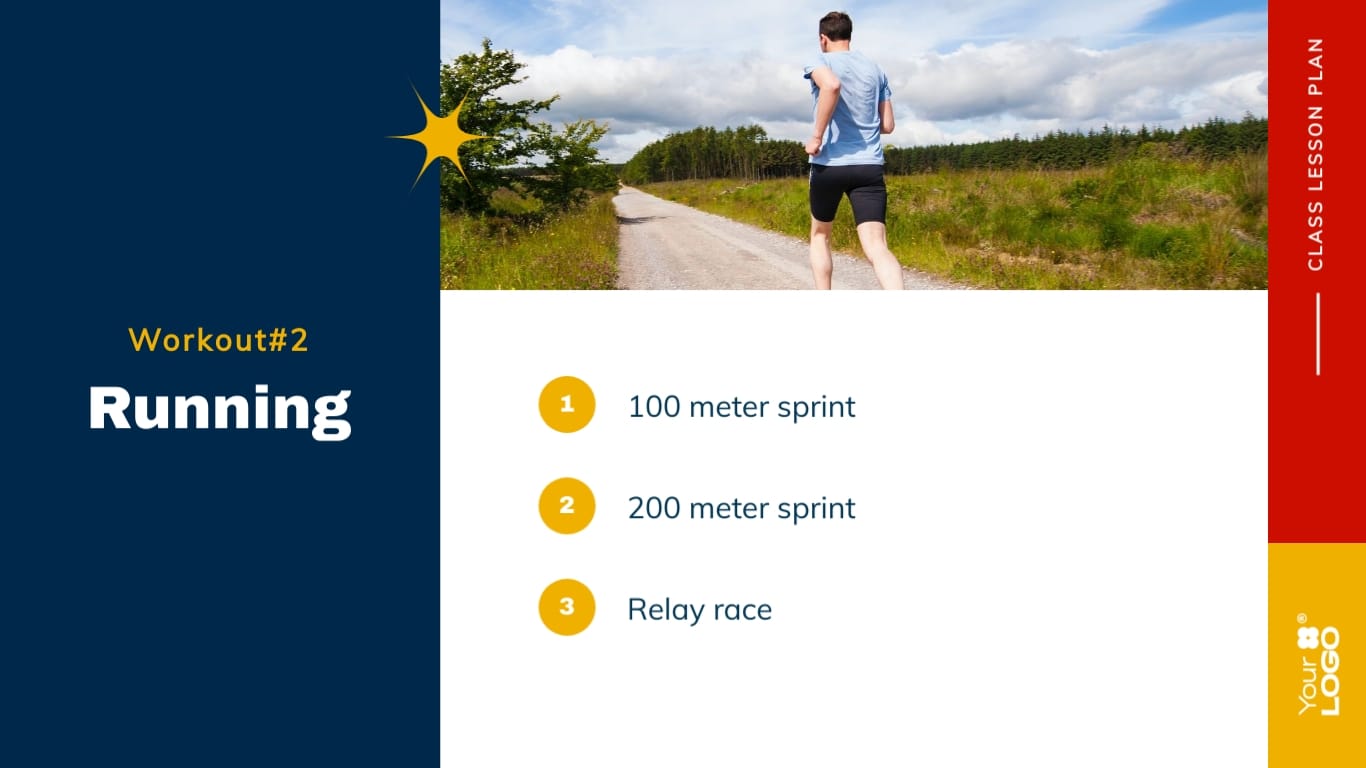 PE Class Lesson Plan Presentation Template | Visme