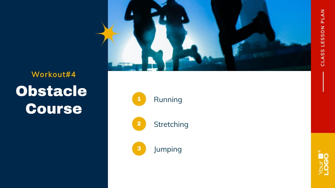 PE Class Lesson Plan Presentation Template | Visme