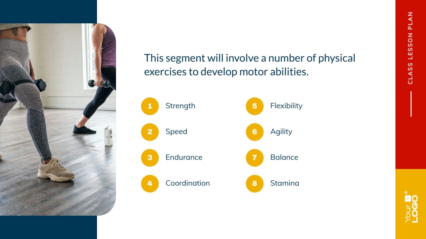 PE Class Lesson Plan Presentation Template | Visme