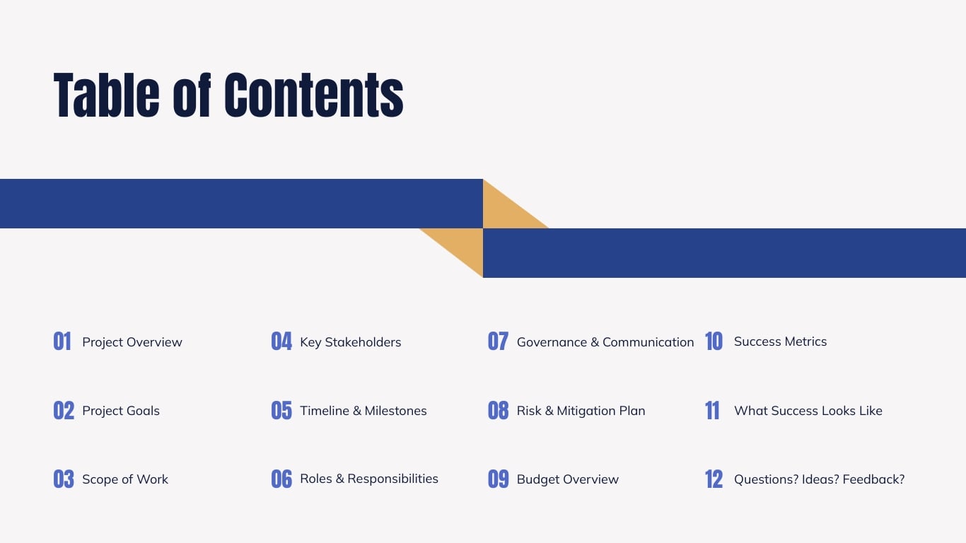 Partnership Project Kickoff Presentation Template | Visme