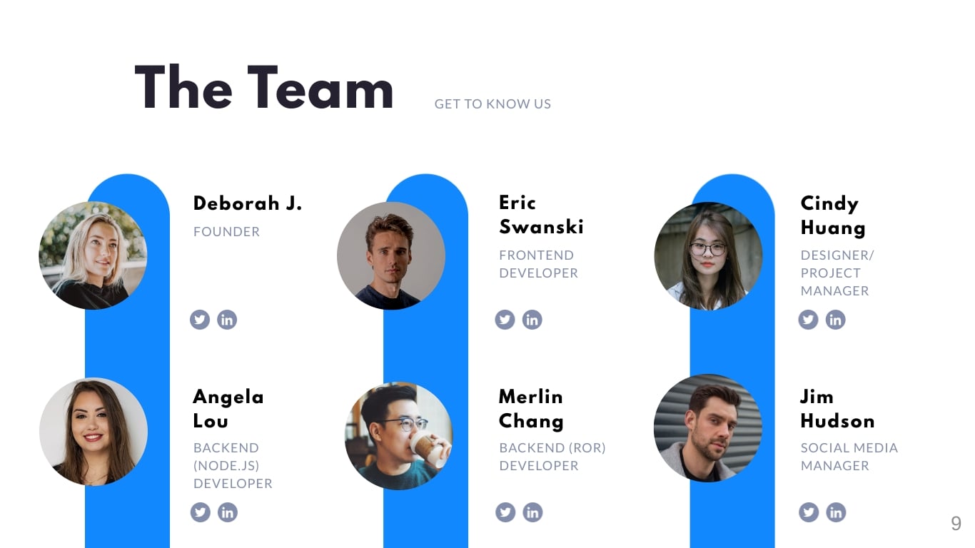 Pitch Deck Theme Layouts Presentation Template | Visme